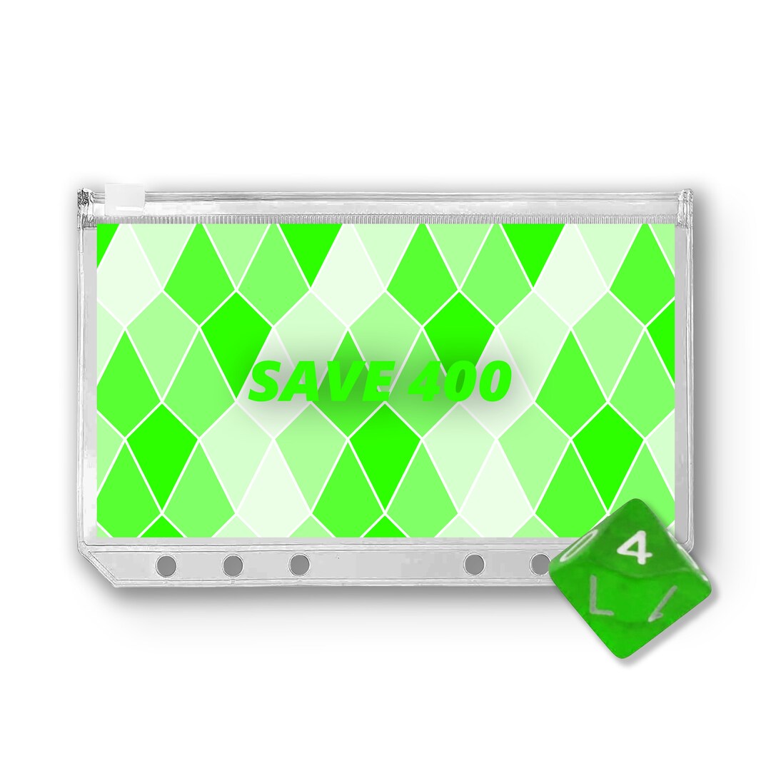 Save 400 Dice Challenge | Roll & Save! | Budget With Ira - Etsy