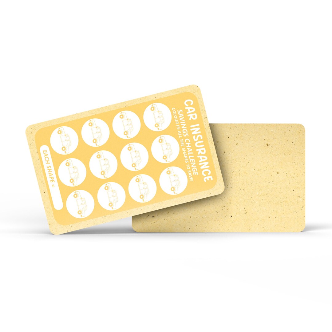 Car Insurance Savings Challenge | Insert #022 | Budget With Ira - Etsy