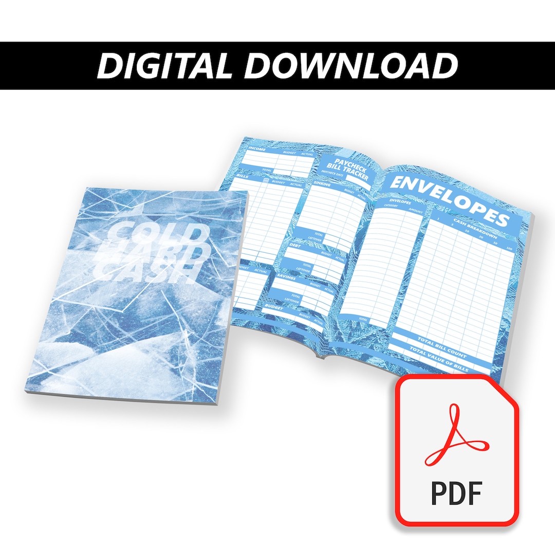 Digital Budget Booklet | Cold Hard Cash Collection | Paycheck Budget ...