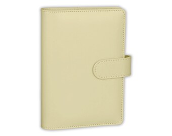 Ice White PU Leather A6 Budget Binder | Custom Option Available ...