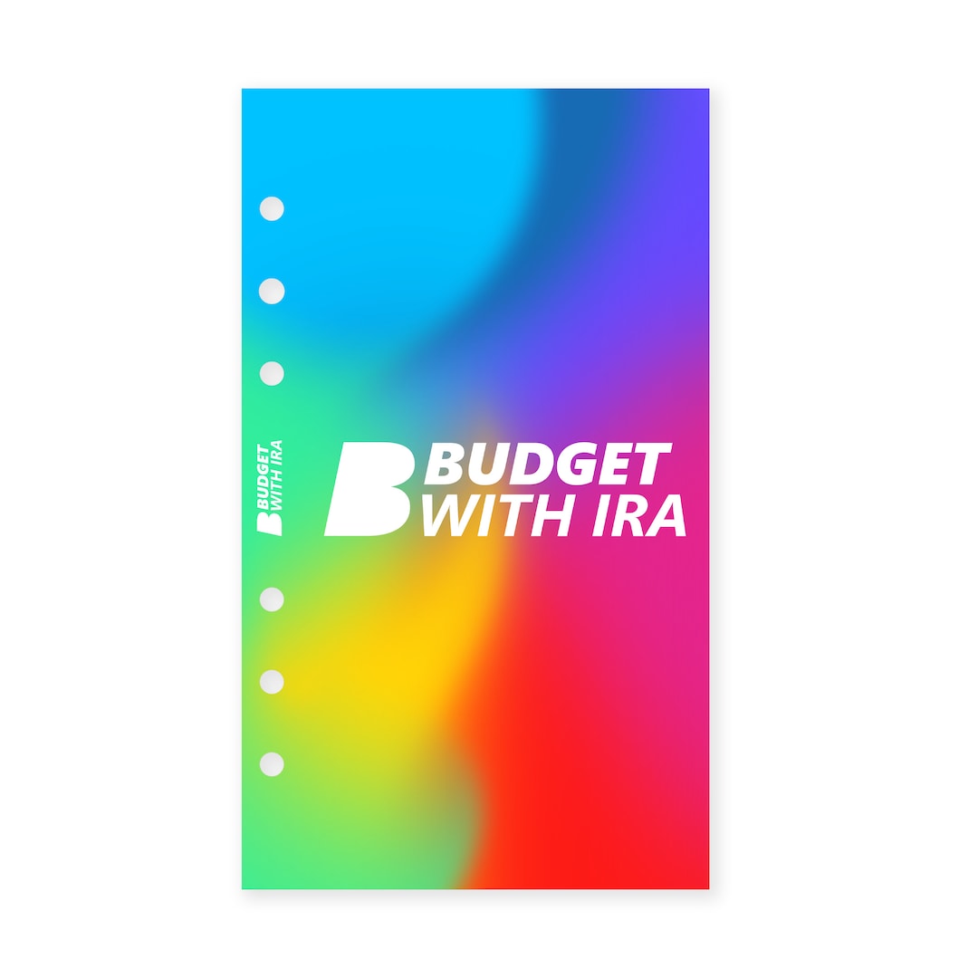 A6 Binder Dashboard | Budget With Ira Logo | Cash Binder Dashboard ...