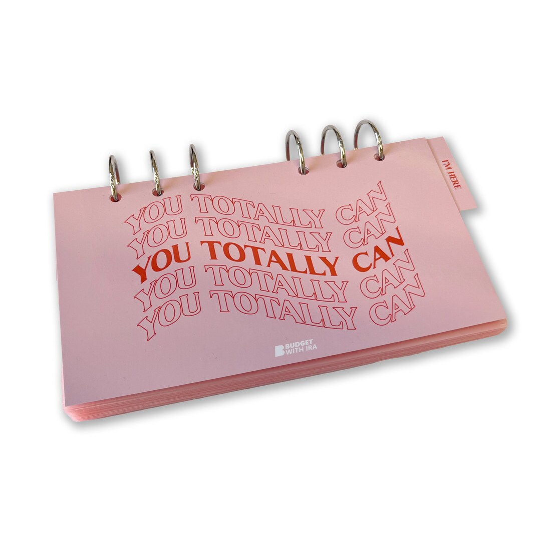 You Totally Can 1.5K Savings Binder | Save & Stuff | Budget With Ira - Etsy