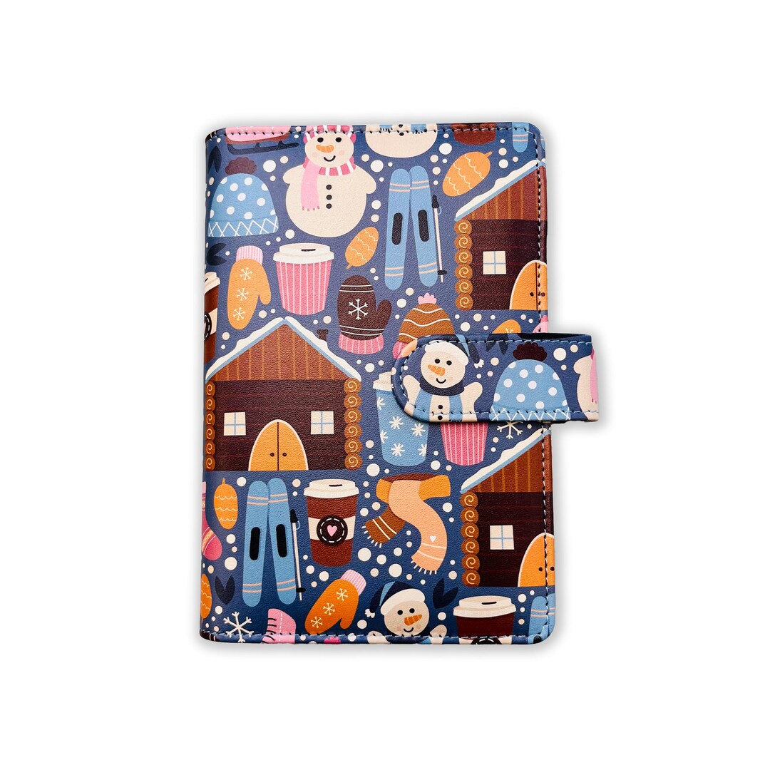 Snow Day! PU Leather A6 Budget Binder | Custom Option Available ...
