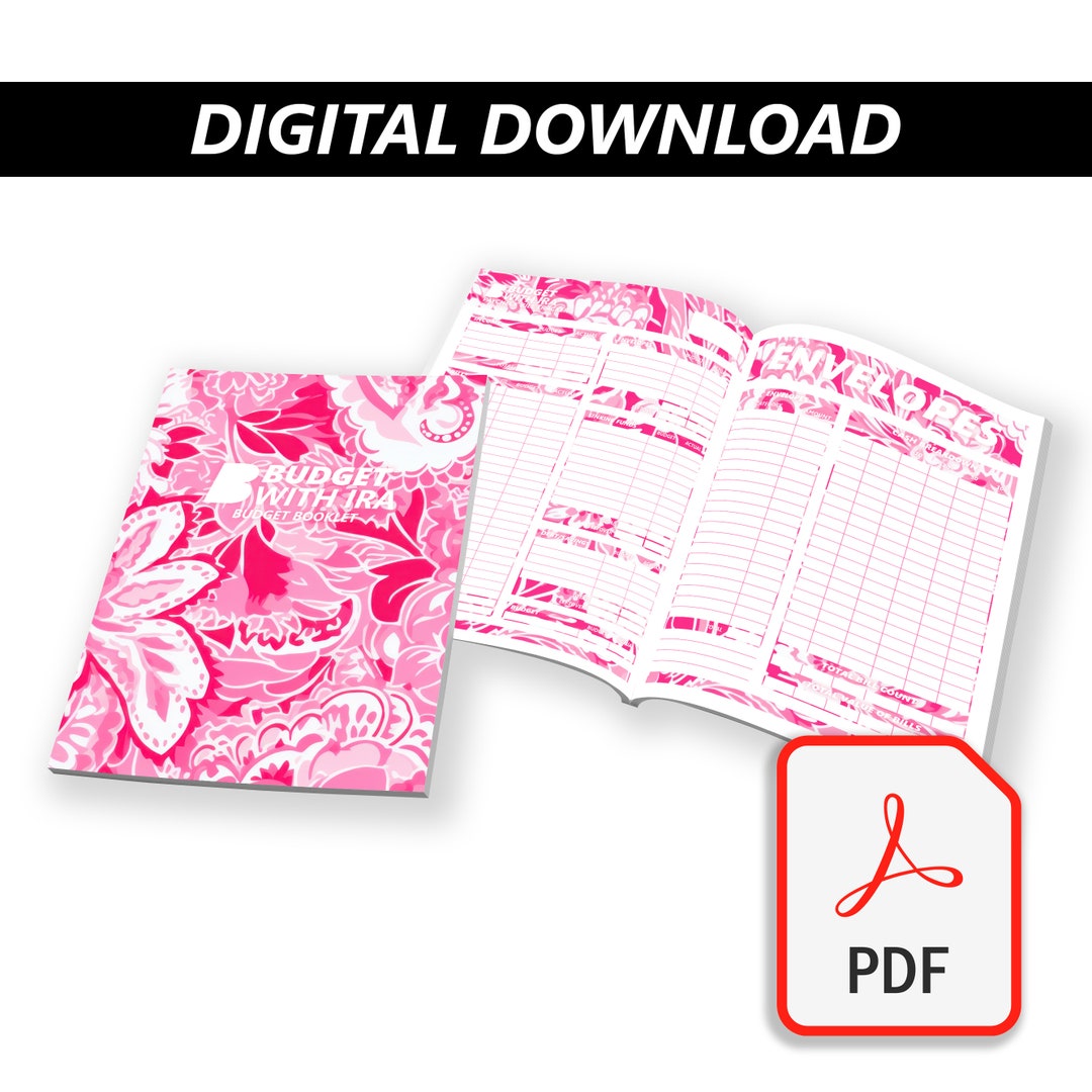 Pink Paisley Budget Booklet: Paycheck Tracker (digital Download) - Etsy