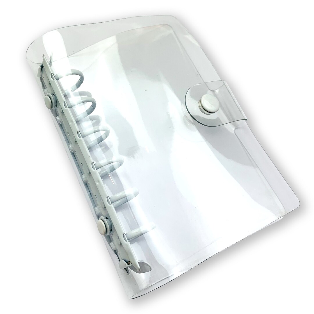 Clear & White A7 Budget Binder Custom Option Available Clean and Sleek ...