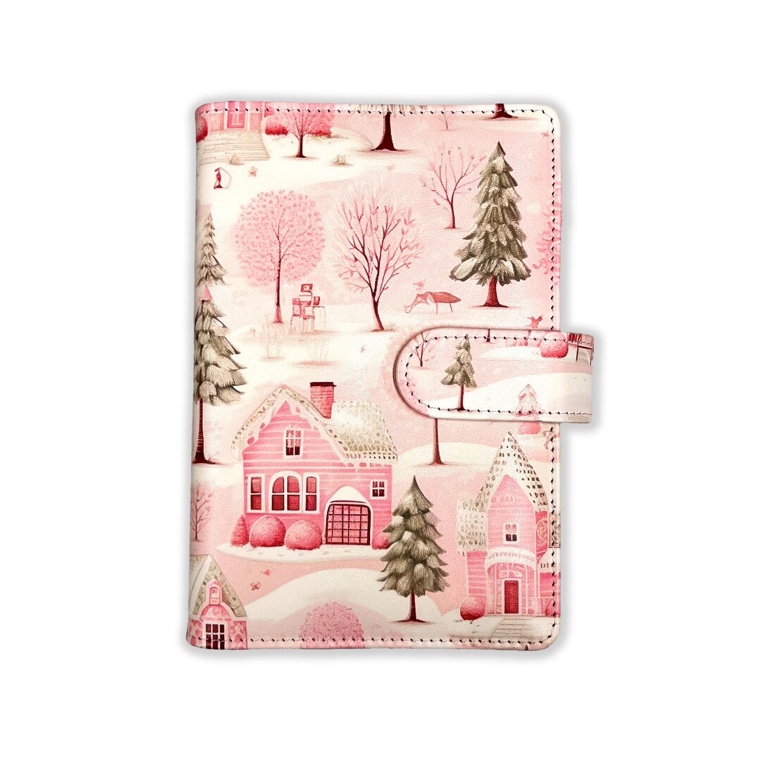 Winter Wishes PU Leather A6 Budget Binder Custom Option Available ...