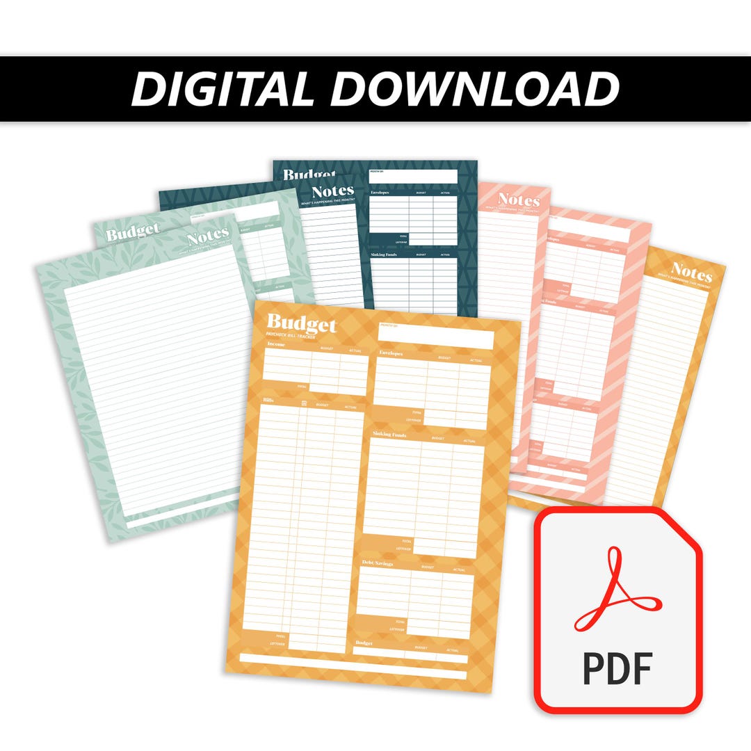 DIGITAL My Budgeting Journey Budget Paycheck Sheets | Budget With Ira ...