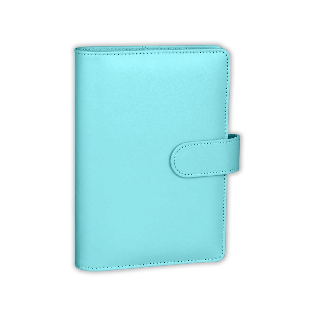 Sky Blue PU Leather A6 Budget Binder | Custom Option Available | Budget ...