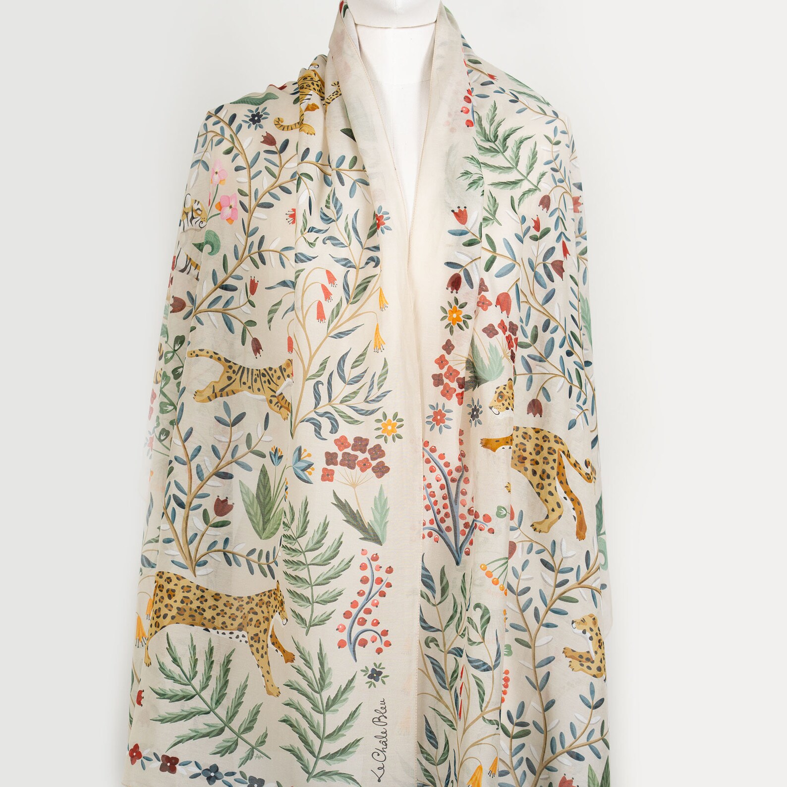 Long Silk Stole 