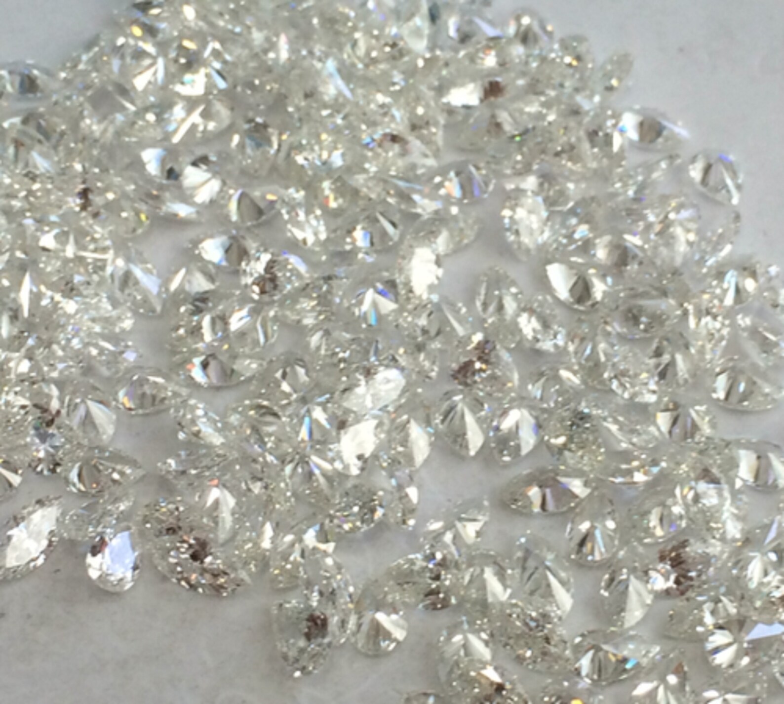 1.00 CT CVD Diamond Lot Round Brilliant Cut Diamond Lab Grown Diamond ...