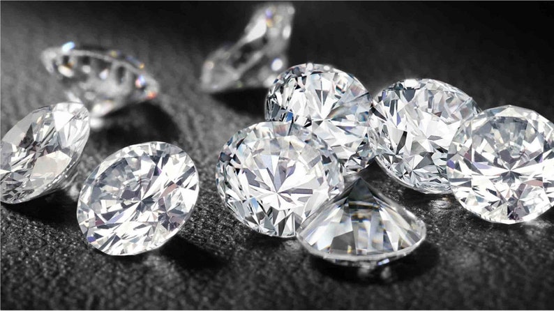1.00 CT CVD Diamond Lot Round Brilliant Cut Diamond Lab Grown Diamond ...