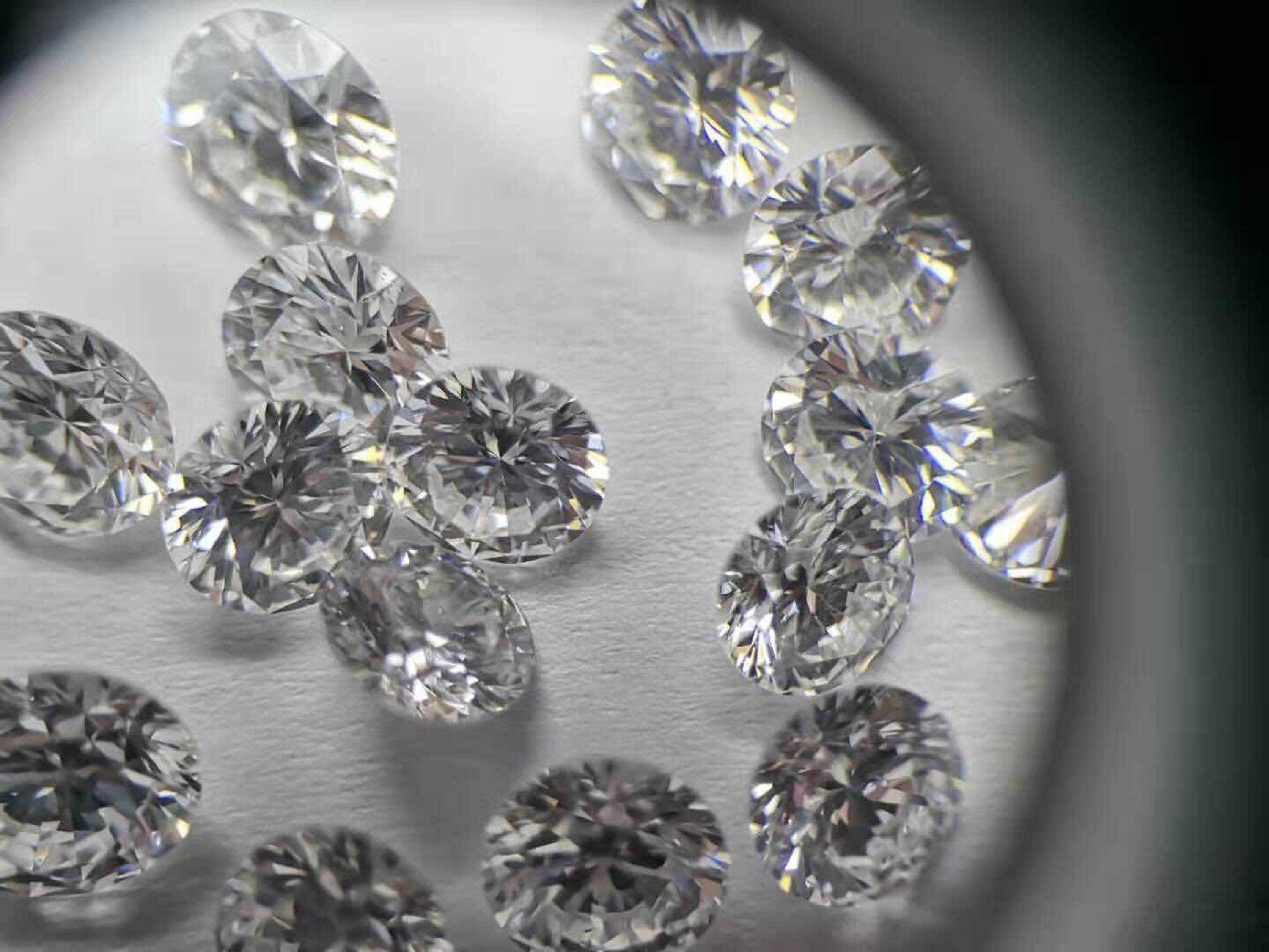 1.00 CT CVD Diamond Lot Round Brilliant Cut Diamond Lab Grown Diamond ...