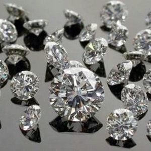 1.00 CT CVD Diamond lot Round Brilliant Cut Diamond Lab | Etsy