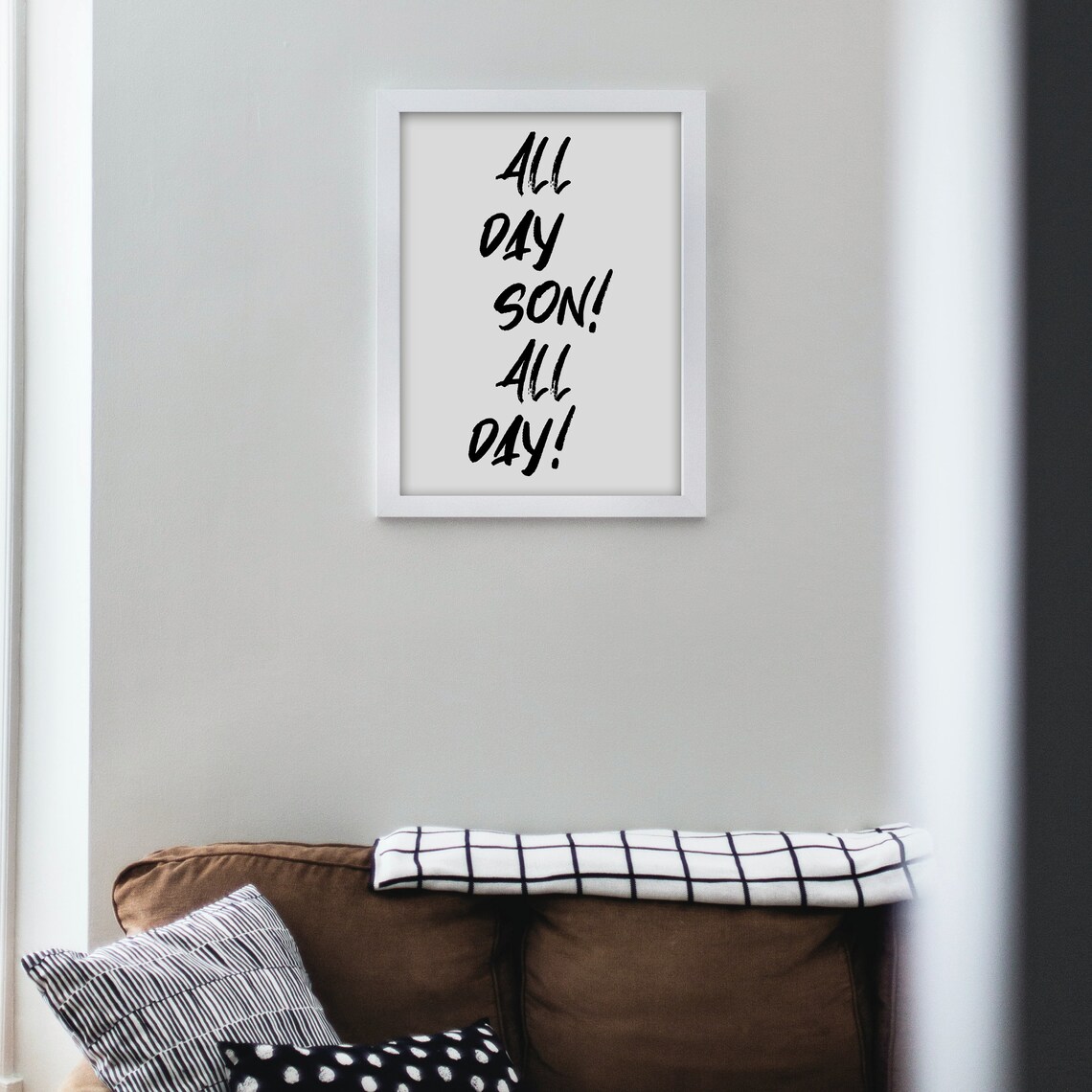 All Day Son! All Day! New Girl Quote, Schmidt Quote, Printable Wall Art ...