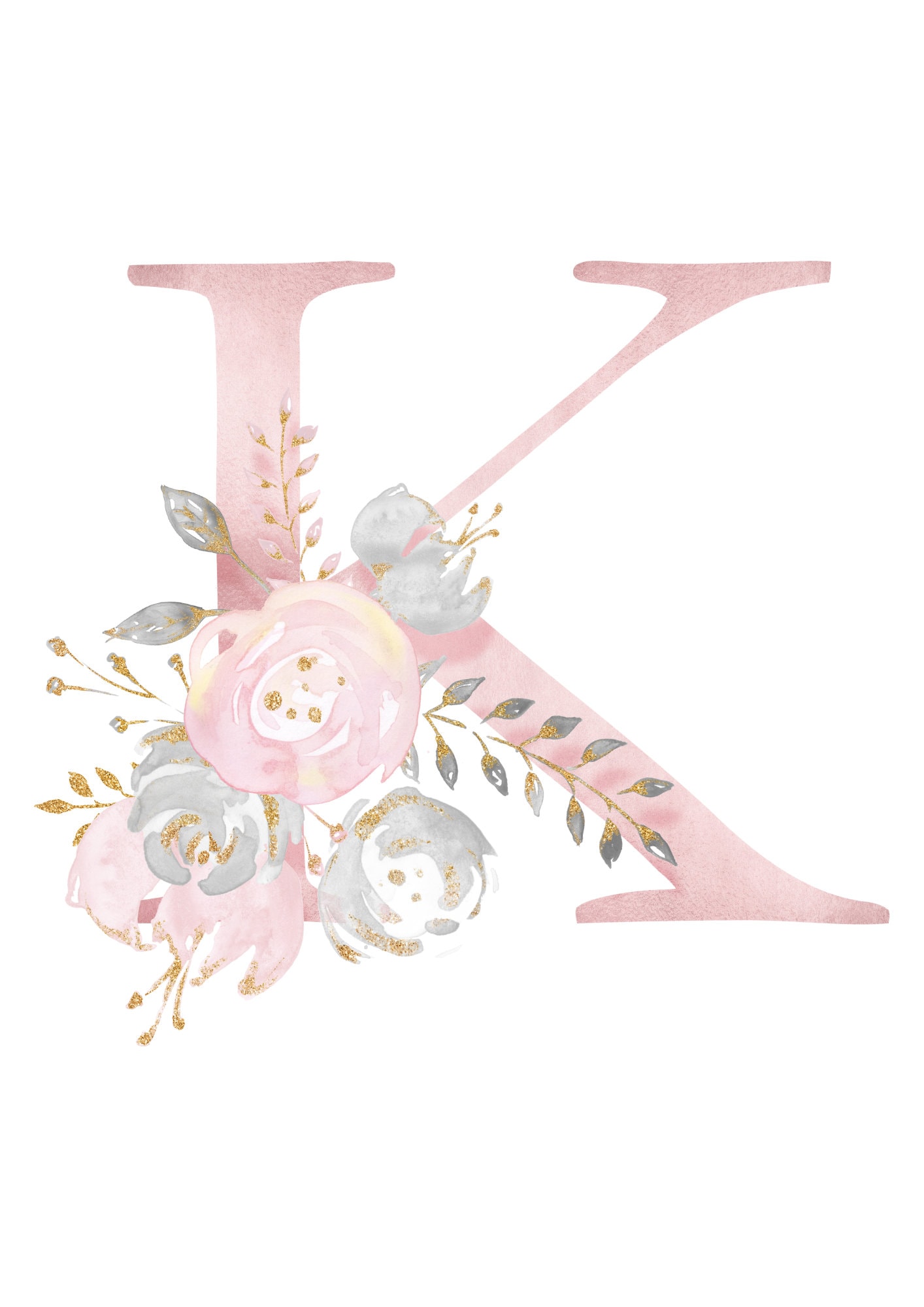 Initial Name Print Letters Wall Decorletter Wall Artletter - Etsy Canada