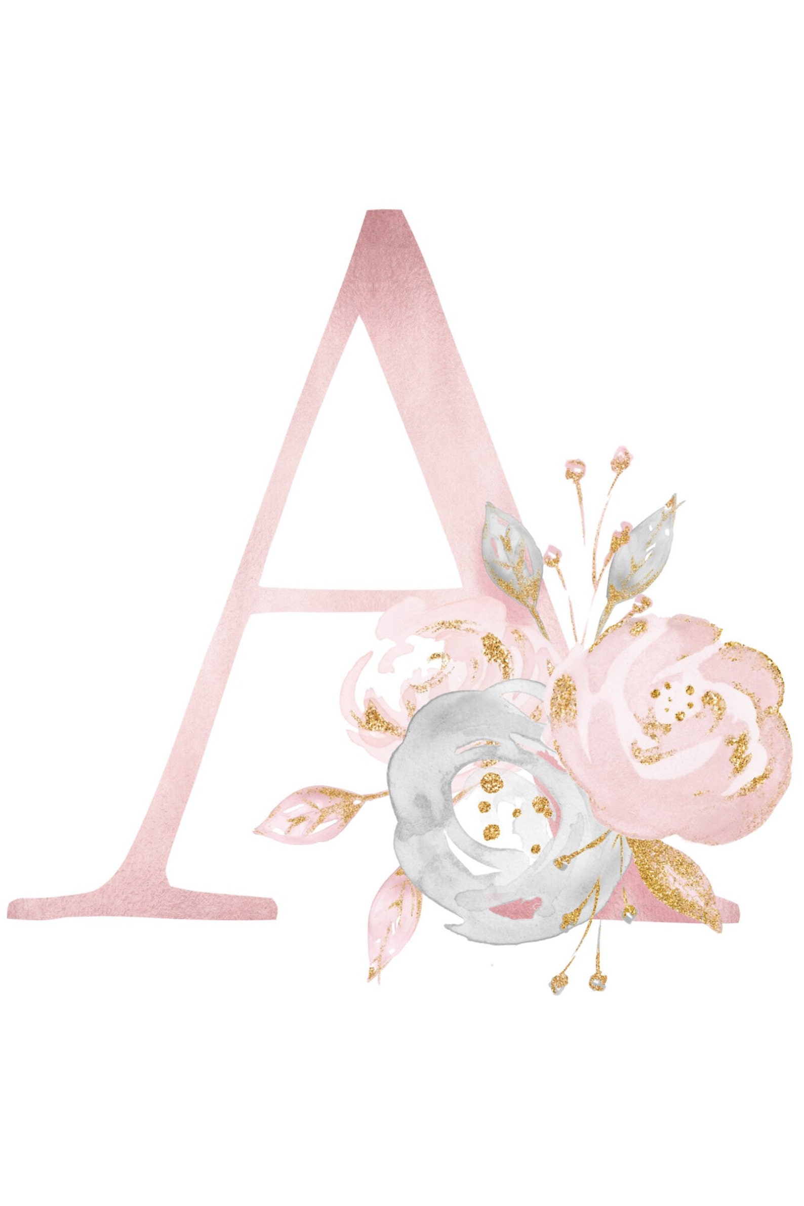 Initial Name Print Letters Wall Decorletter Wall Artletter - Etsy Canada