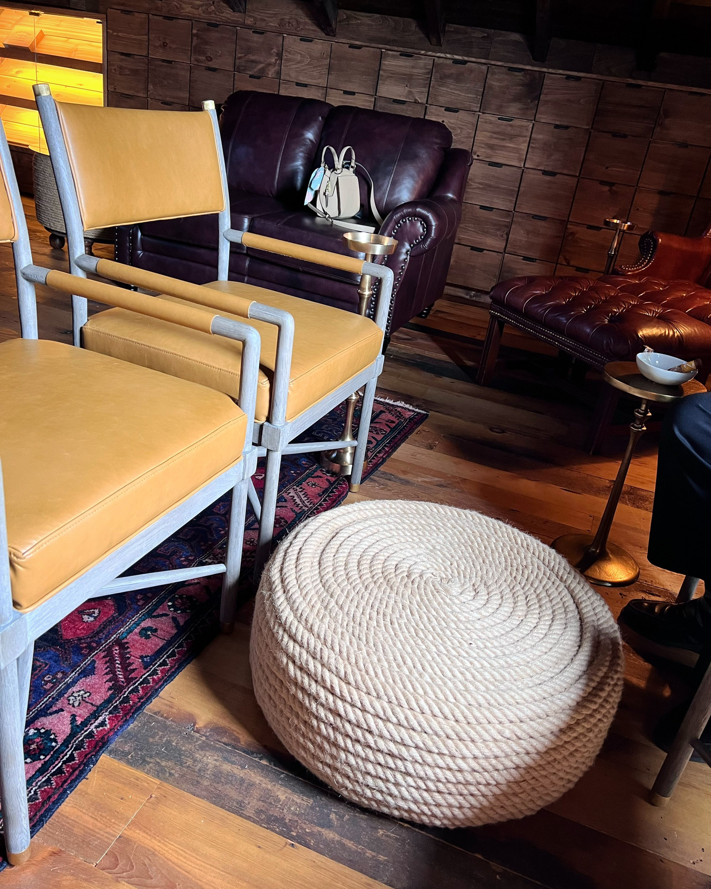 Rope Ottoman (made to Order) - Etsy