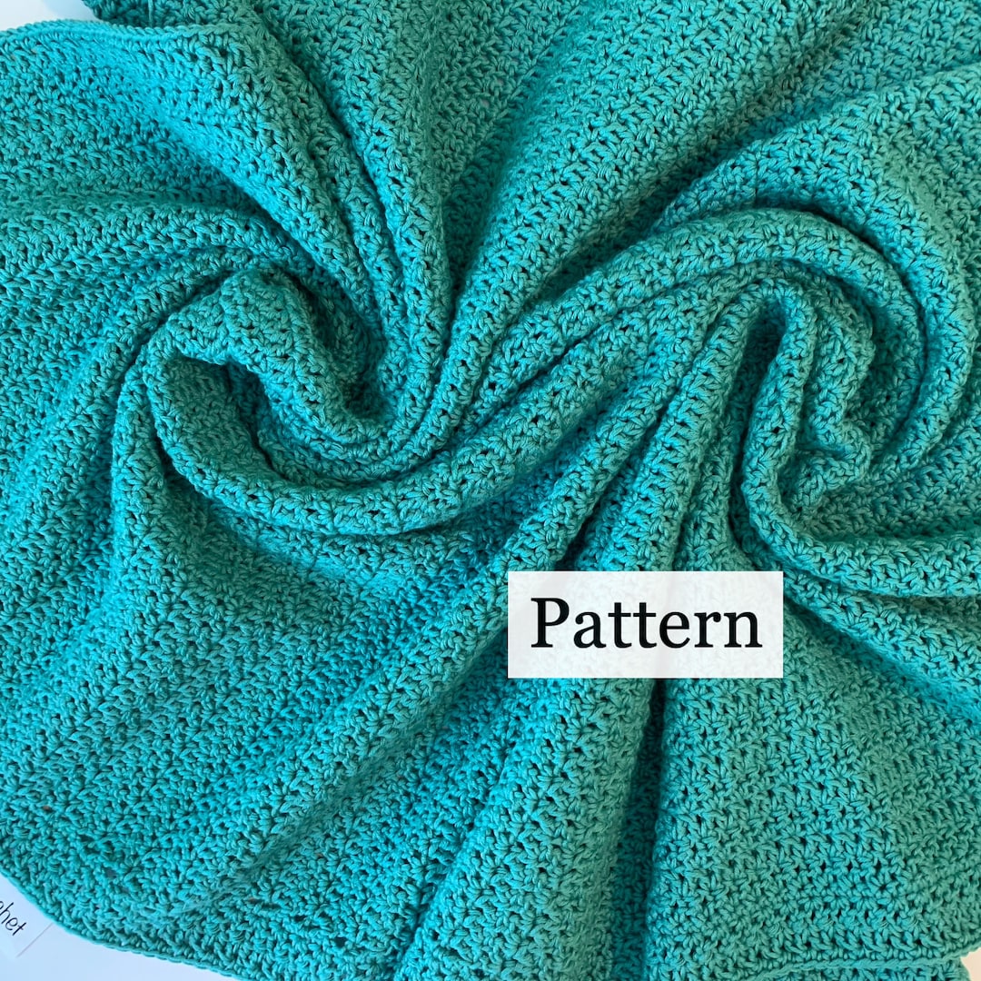 Super Summer Baby Blanket Crochet Pattern, Lightweight Crib Afghan ...