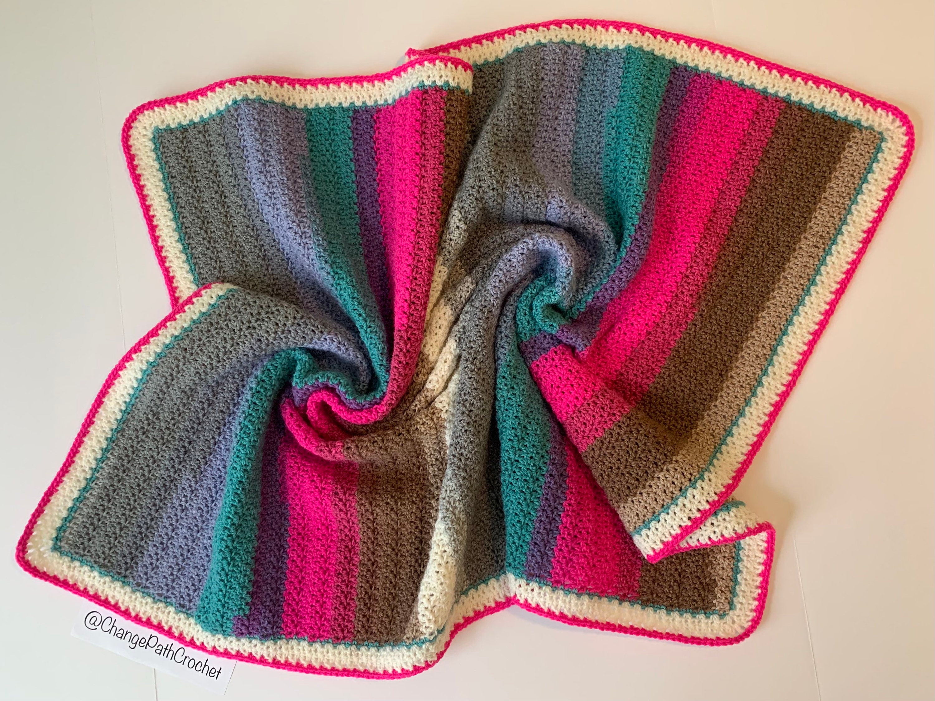 Super Summer Baby Blanket Crochet Pattern Lightweight Crib - Etsy