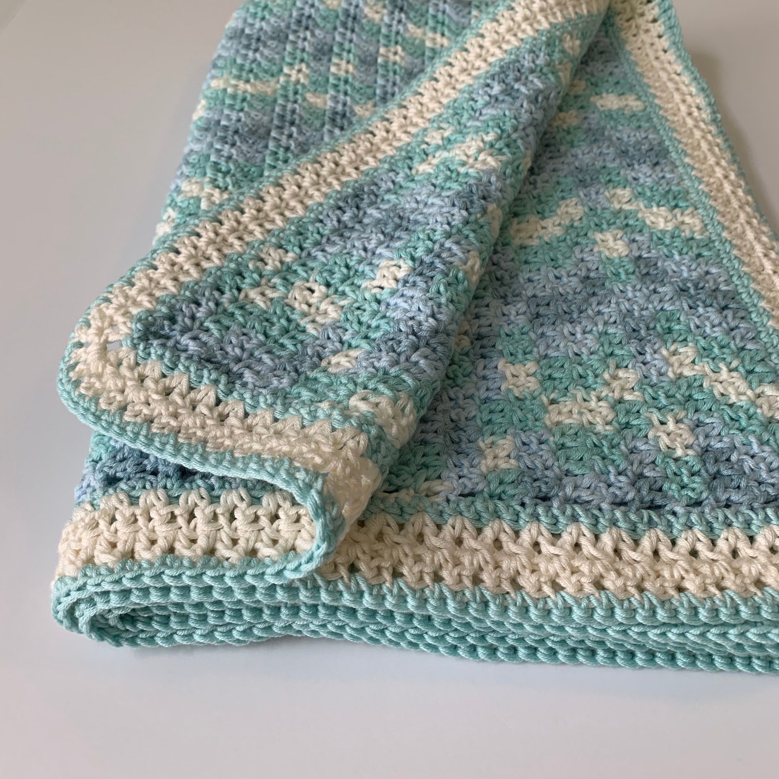 Super Summer Baby Blanket Crochet Pattern Lightweight Crib - Etsy