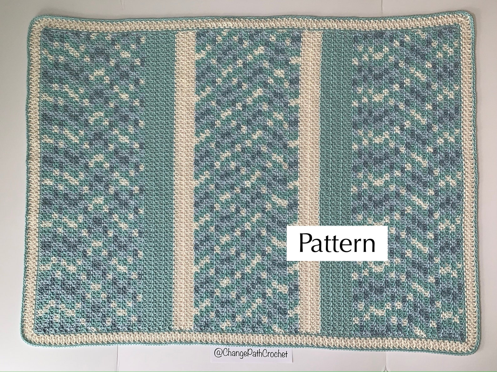 Super Summer Baby Blanket Crochet Pattern Lightweight Crib - Etsy