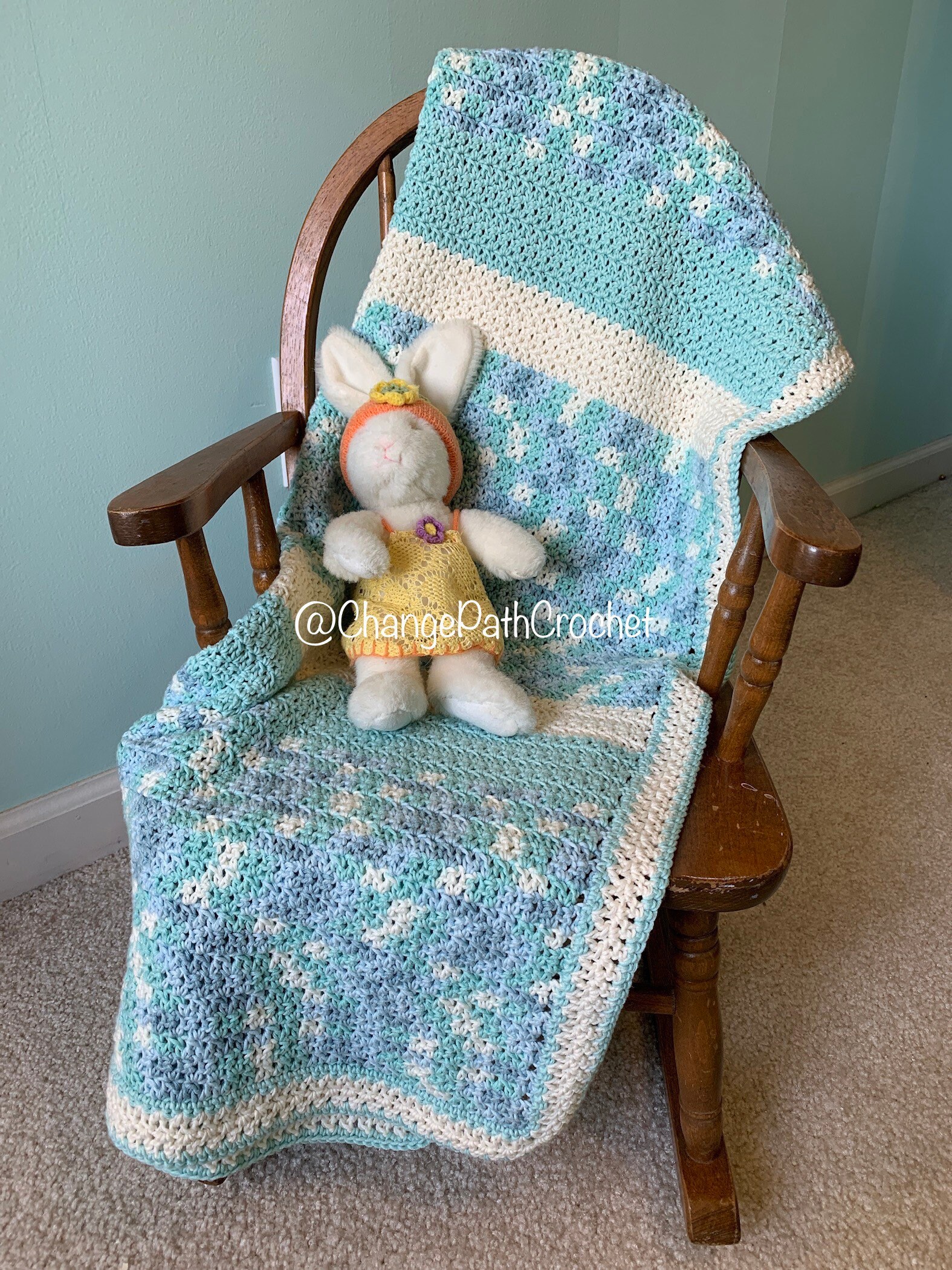 Super Summer Baby Blanket Crochet Pattern Lightweight Crib - Etsy