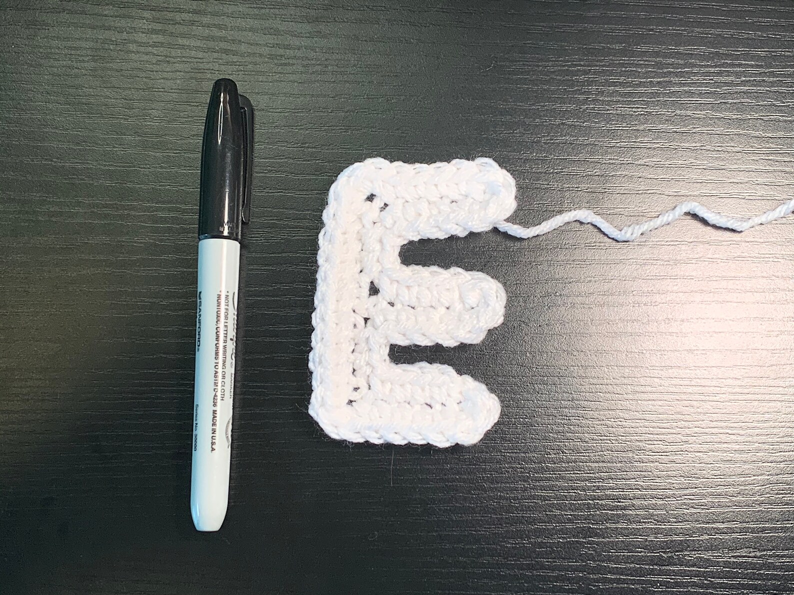 Capital Letters A-Z Alphabet Appliqué Crochet Pattern - Etsy