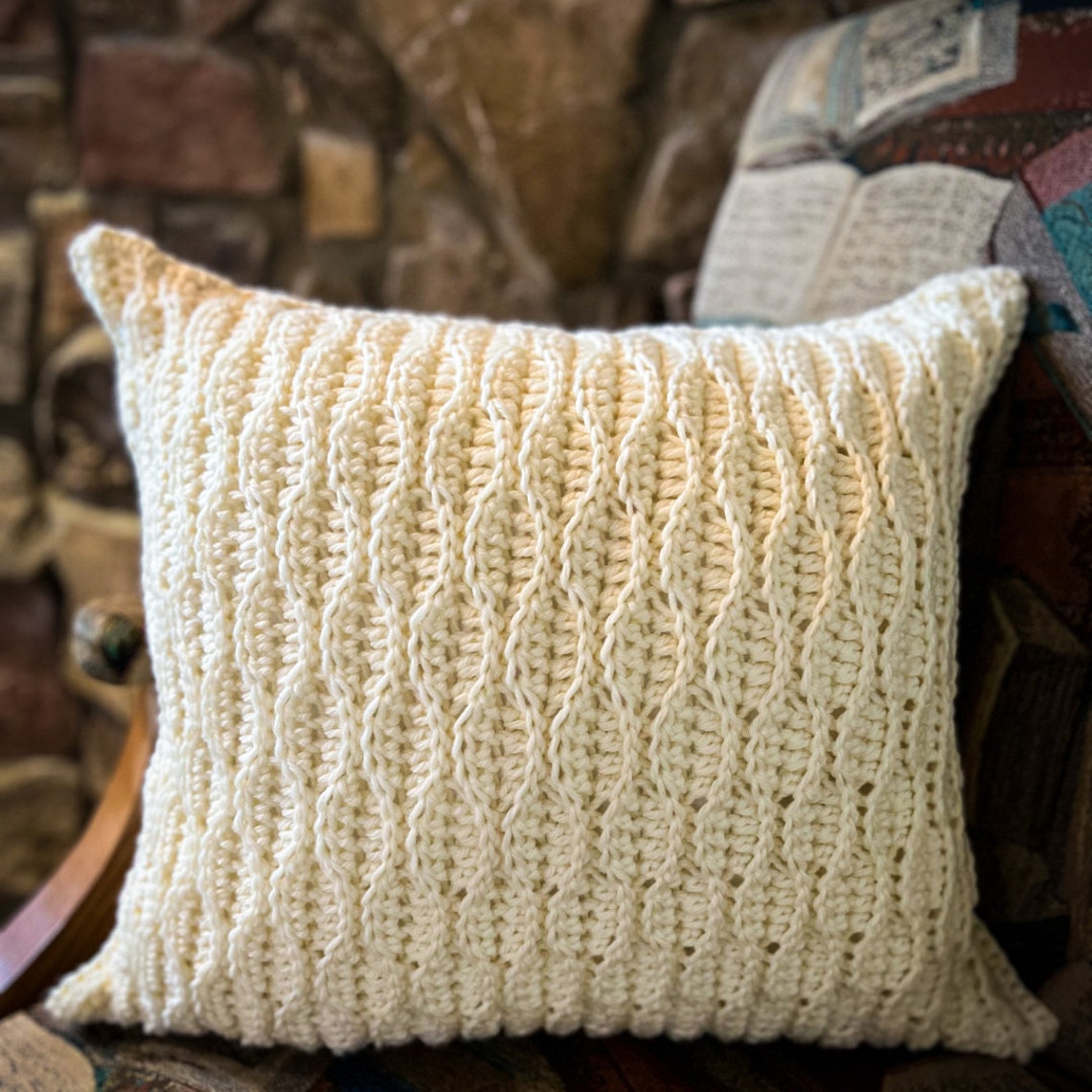 CROCHET PATTERN: Pillow Cover Crochet Pillow Case Throw - Etsy