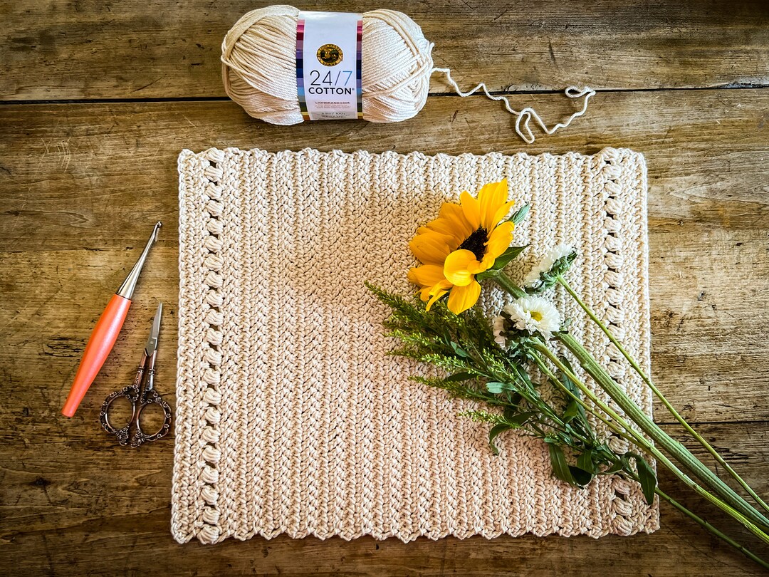 Crochet Placement Pattern / Placemat Pattern / Placemat Crochet ...