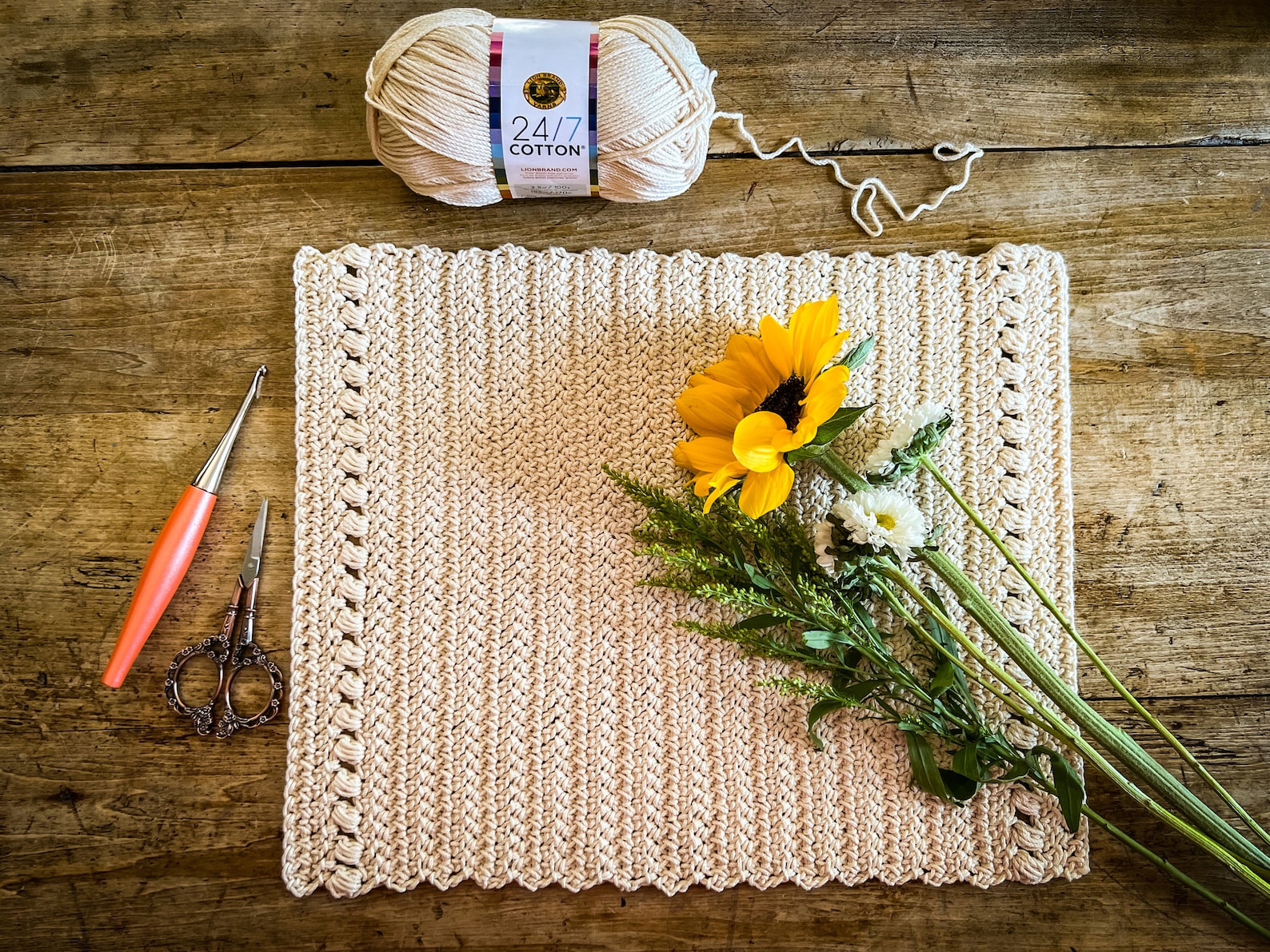 Crochet Placement Pattern / Placemat Pattern / Placemat Crochet ...