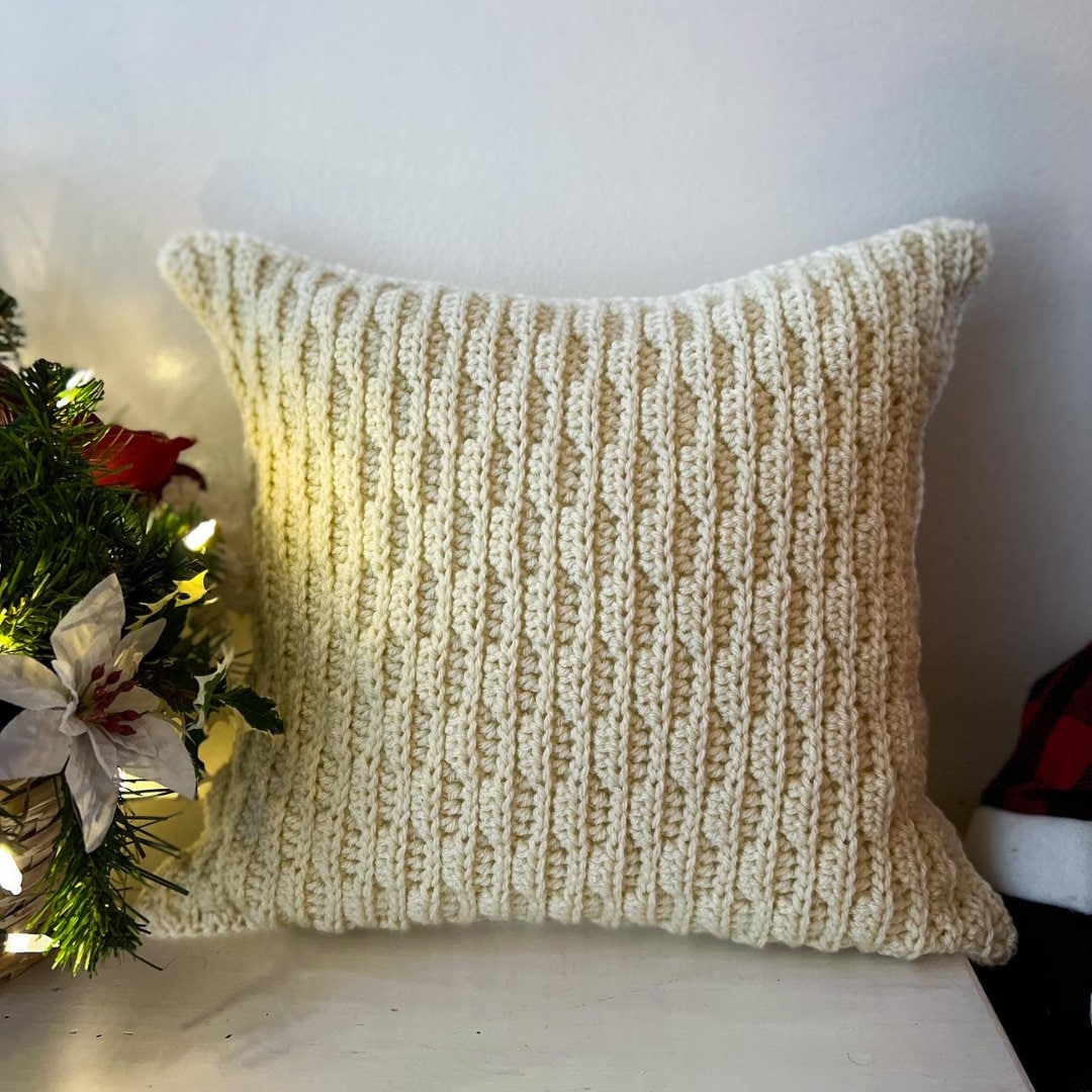 CROCHET PATTERN: Pillow Cover Crochet Pillow Case Throw | Etsy