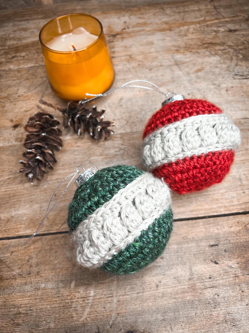 Crochet Bobble Bauble Ornament Pattern: Holiday DIY (PDF Pattern) - Etsy