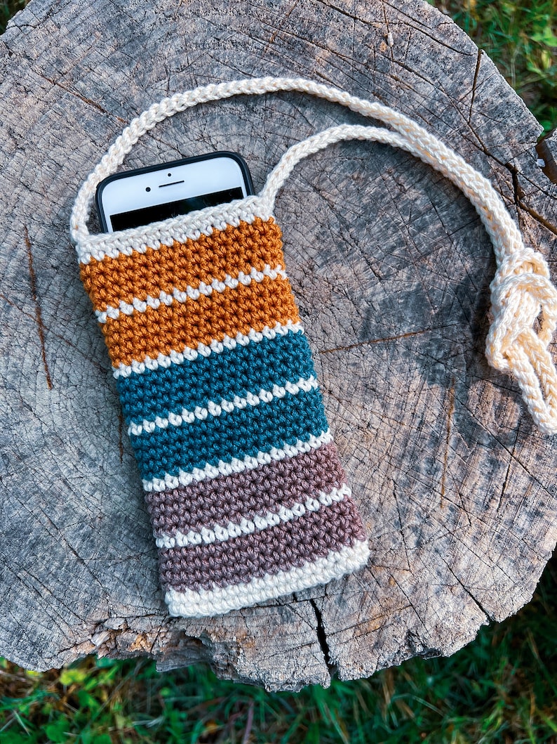 Crochet Phone Bag Pattern / Crochet Phone Case / Crochet Phone Holder ...