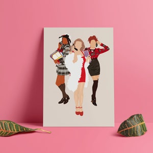 Clueless Print, Movie Poster, 80s Print, Romantic Movie Poster, Bedroom ...