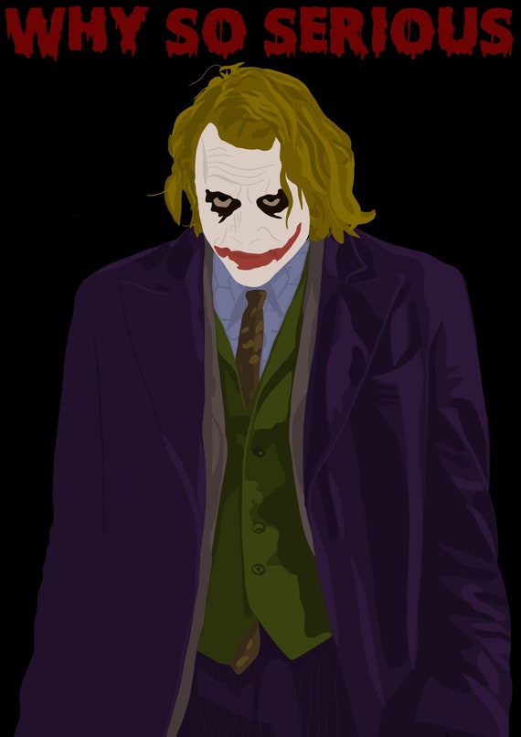 Why So Serious Joker Poster