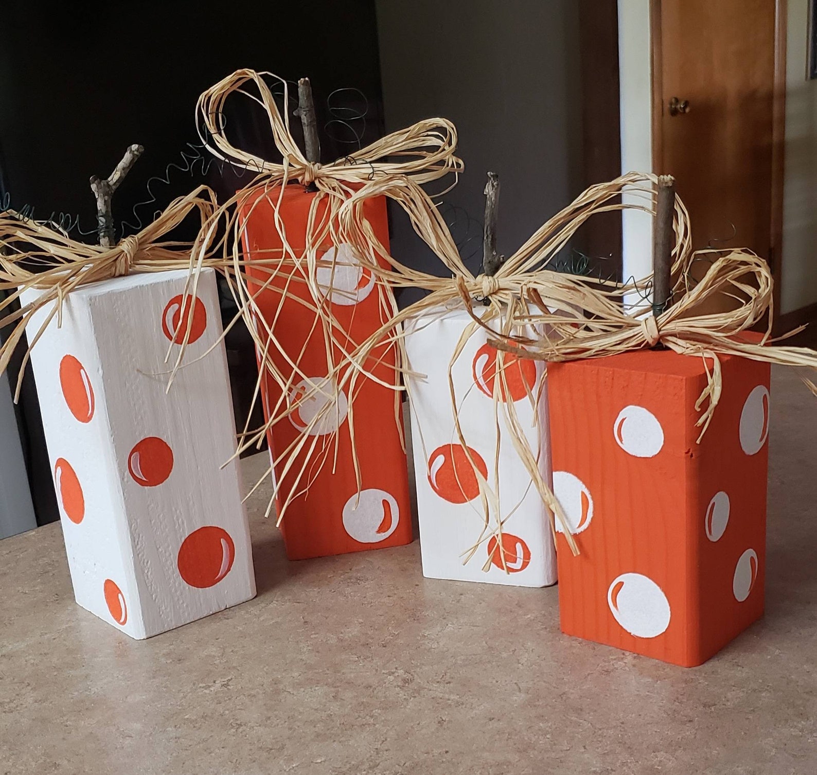 Pumpkin Blocks. 2 in a Set ! - Etsy