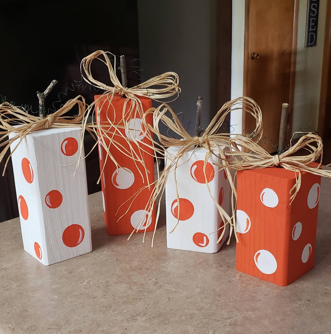 Pumpkin Blocks. 2 in a Set ! - Etsy