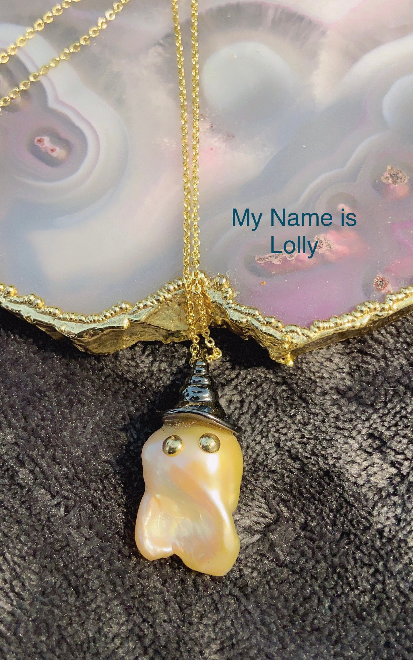 Unique Handmade Natural Baroque Pearl Pendant Fresh Water - Etsy