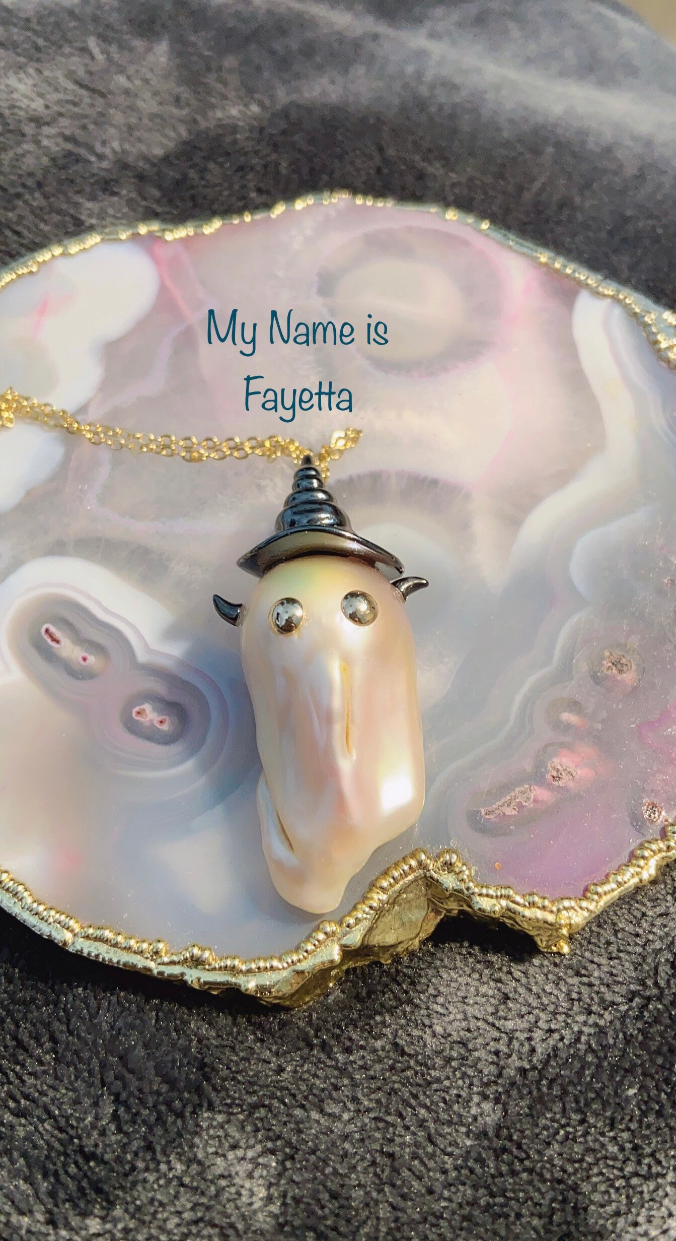 Unique Handmade Natural Baroque Pearl Pendant Fresh Water - Etsy