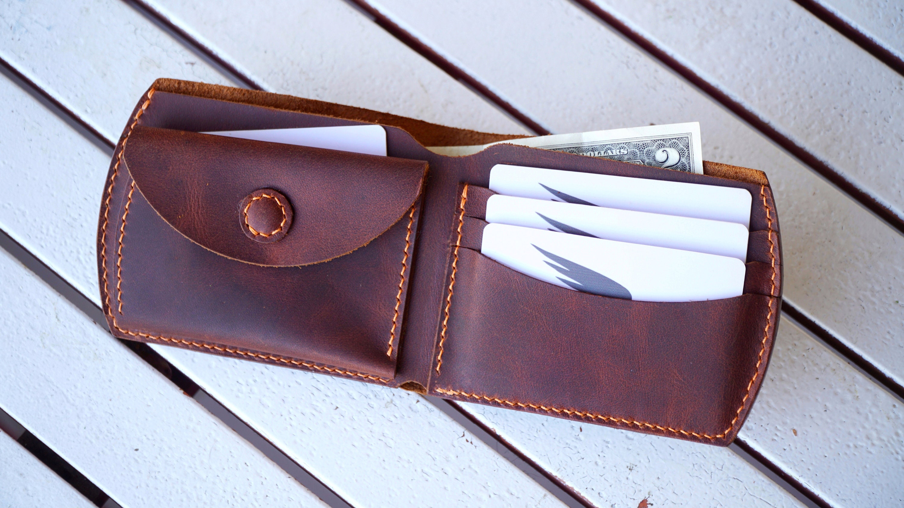 Bifold Wallet, Back Pocket Wallet,man Wallet With Coin Purse, Coin ...