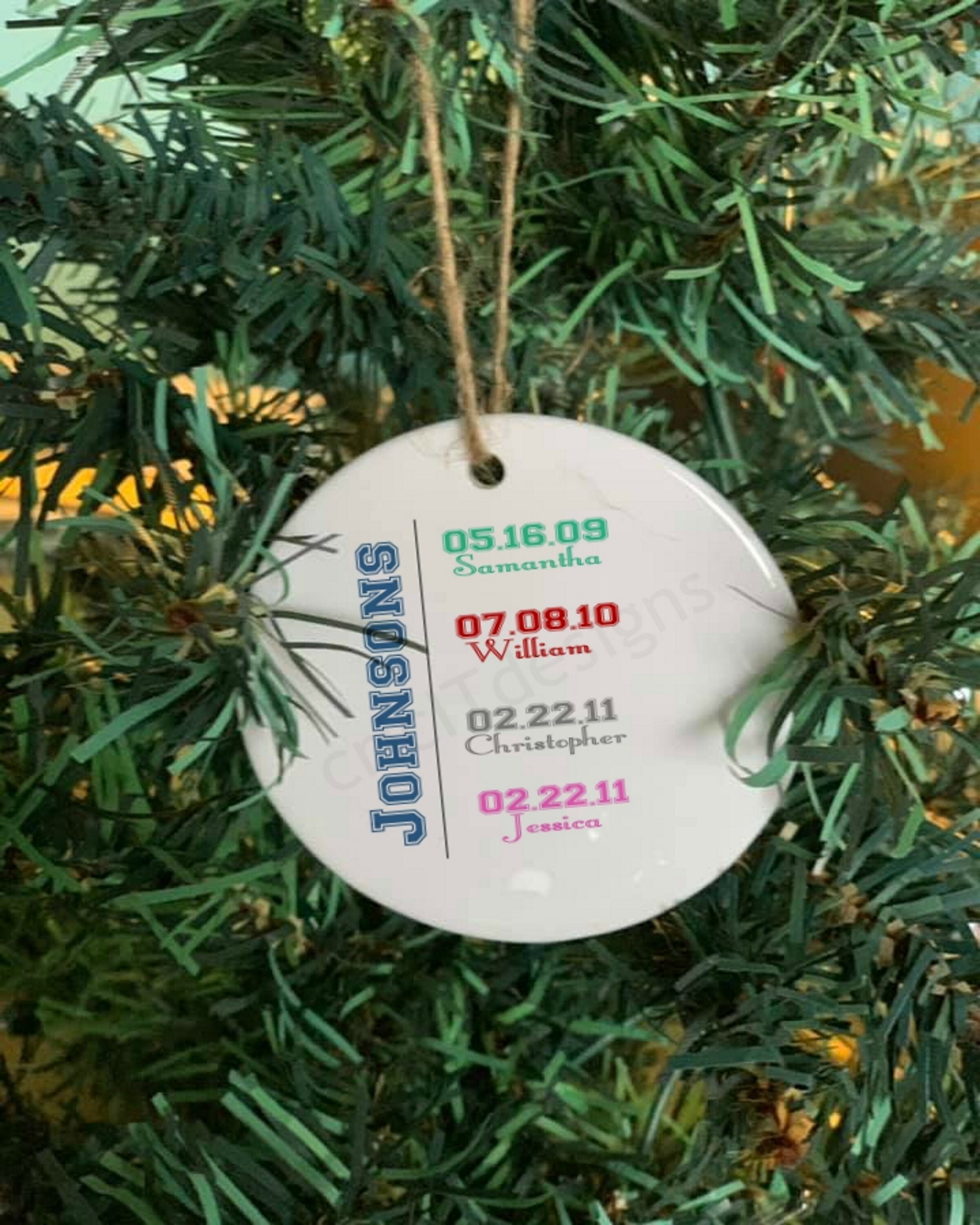 Digital Custom Date Sign 8 X 10 Personalized Family Dates - Etsy