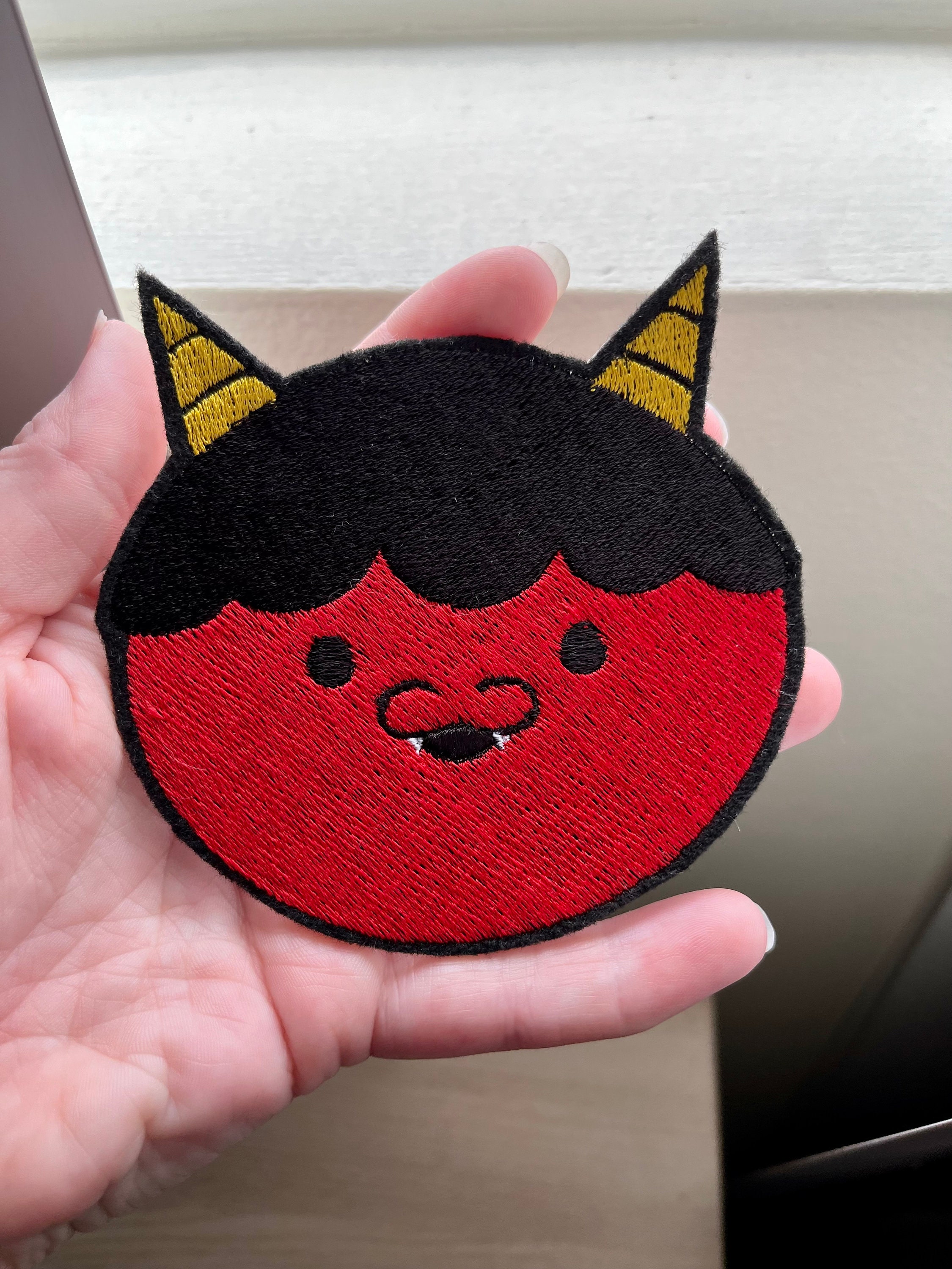Vox Akuma Onigiri Nijisanji EN Embroidered Patch - Etsy