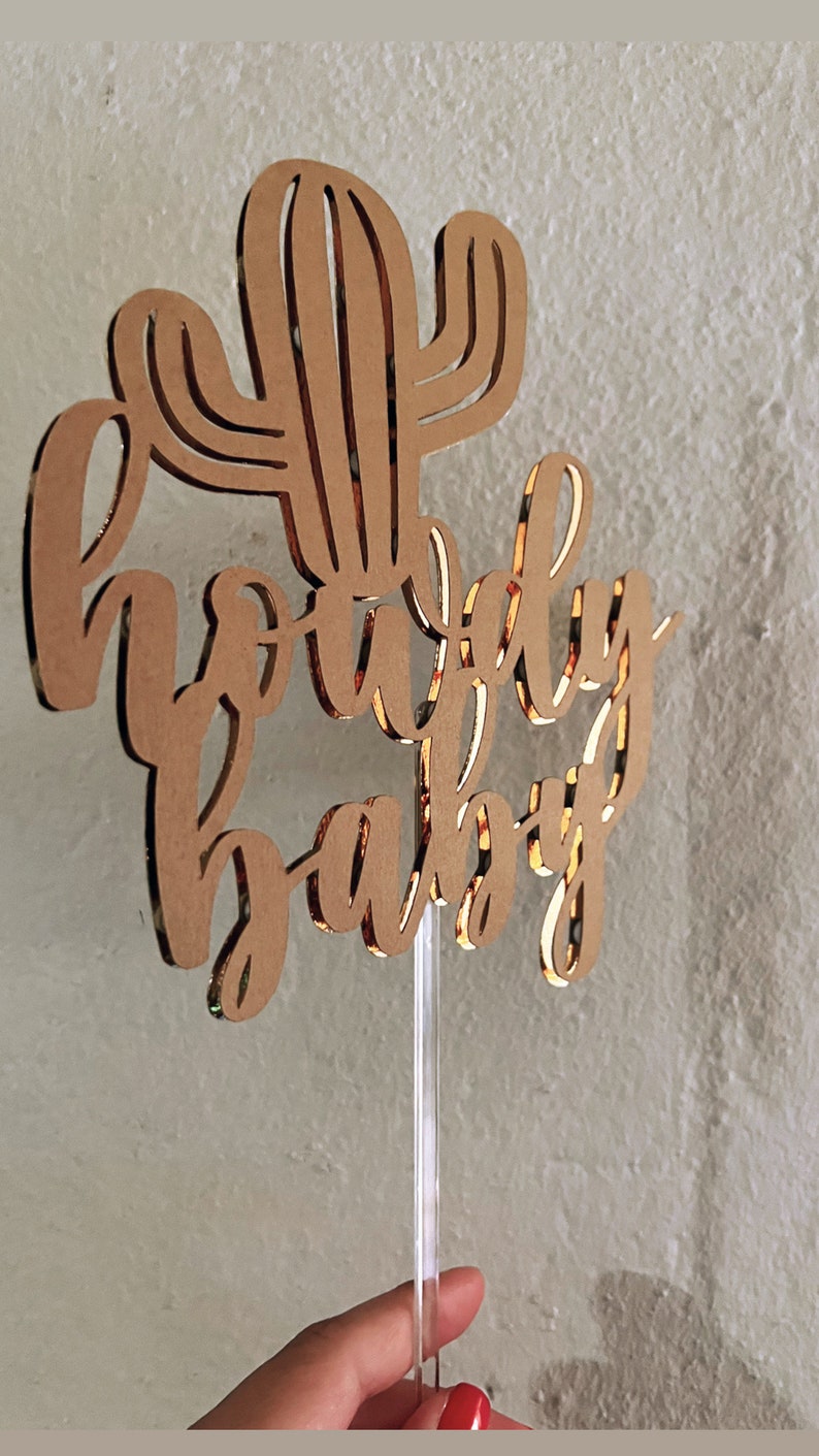 Cowboy Theme Topper, Rodeo, Cowboy Baby Shower - Etsy