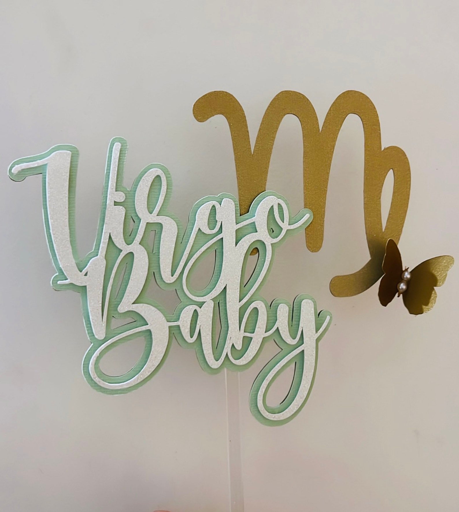 Virgo Cake Topper, Horoscope Topper, Virgo Season - Etsy