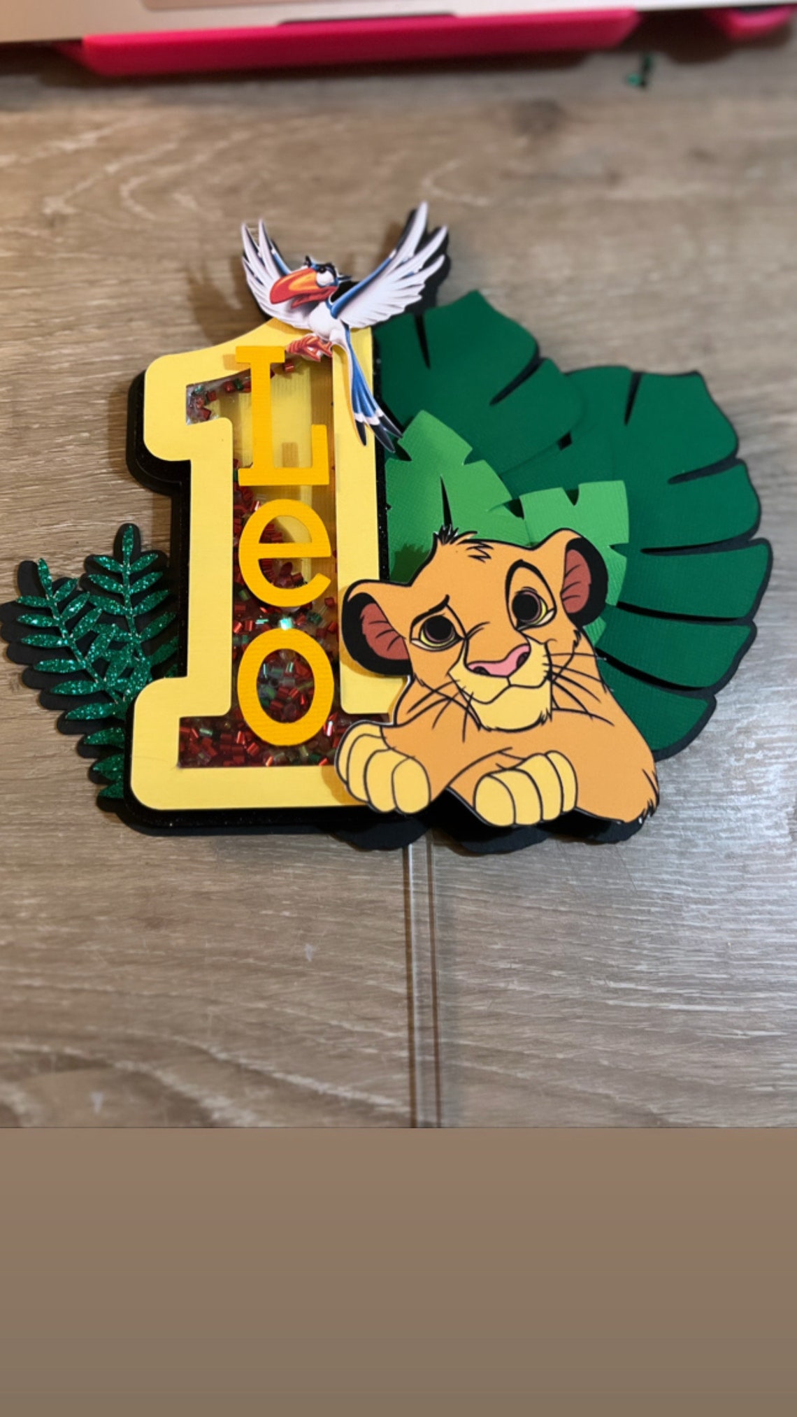 Lion King Cake Topper Lion King Shaker Topper Simba Topper - Etsy