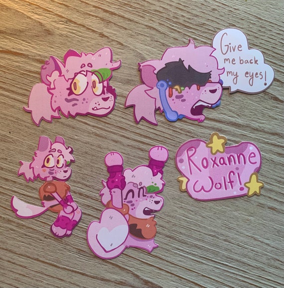 FNAF Roxanne Wolf Ultimate Sticker Pack | Etsy