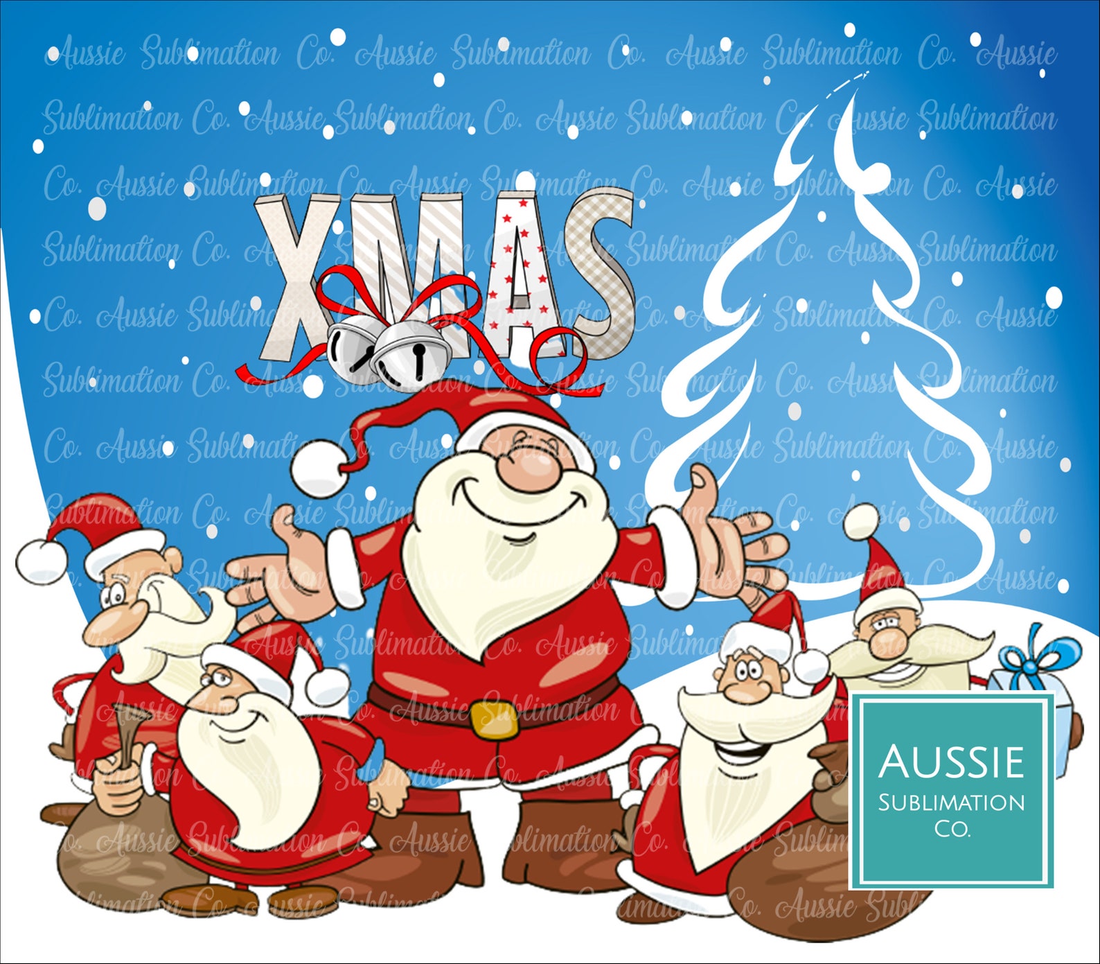 AUSSIE XMAS Christmas Santa Summer Beach Candy Stripes - Etsy