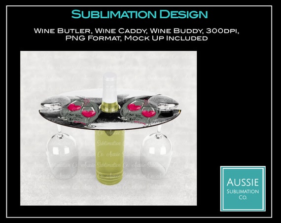 Wine Butler Caddy Buddy All You Need is Love and Wine Friends | Etsy