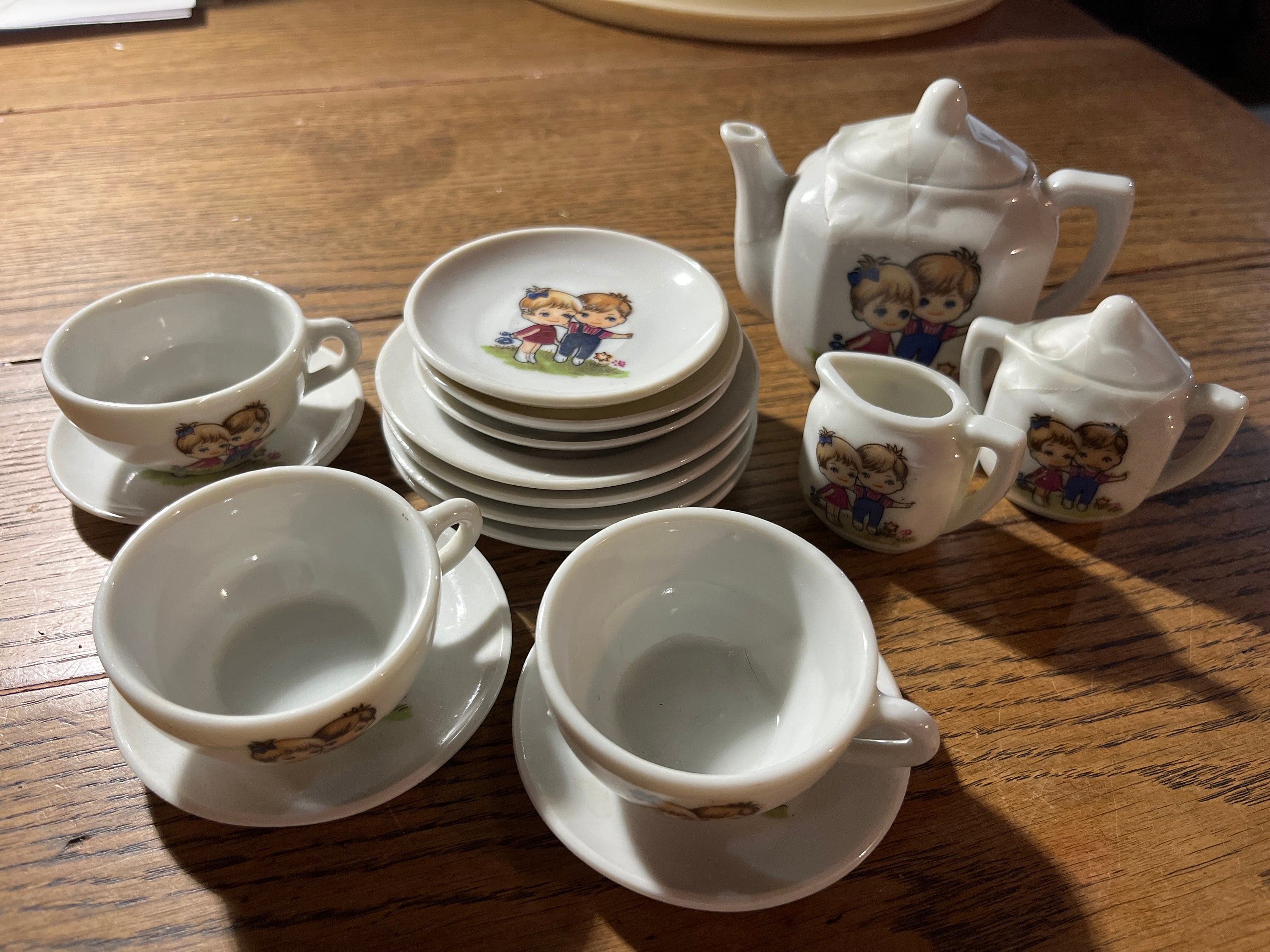 Vintage Child Tea Set From Japan - Etsy
