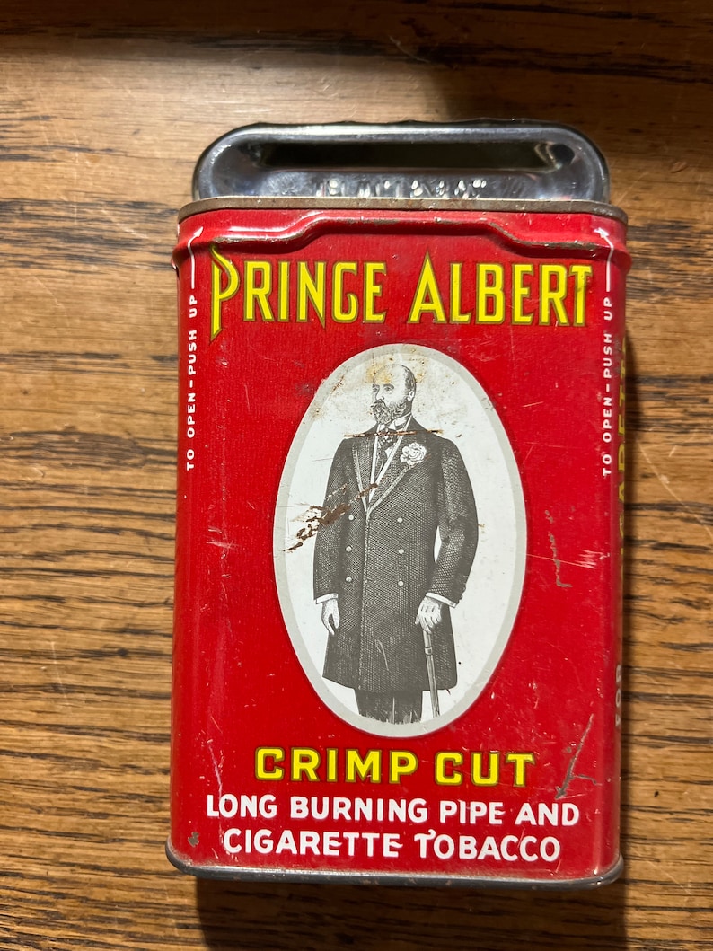 Vintage Prince Albert Tobacco Tin - Etsy